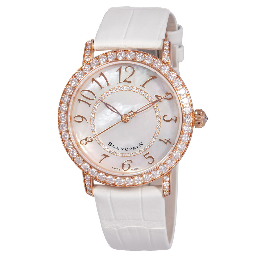 Blancpain Ladybird Automatic Diamond Ladies Watch 3660-2954-W55A ...