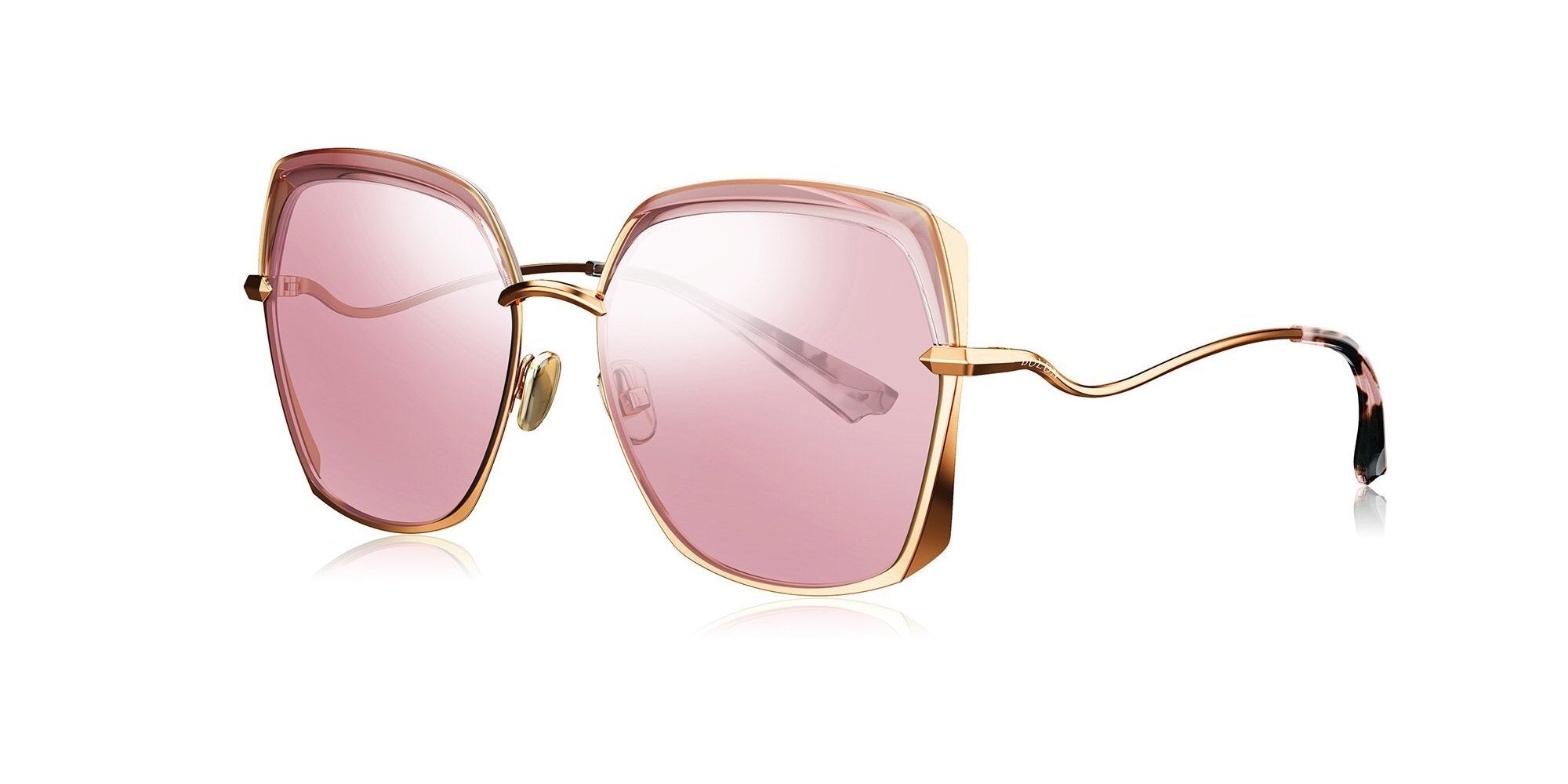Bolon Amy Pink Square Ladies Sunglasses BL6065 D30 52 6933107617540 ...