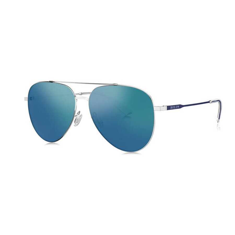 Bolon Legend Denim Blue Pilot Unisex Sunglasses BL8058 D91 59 ...