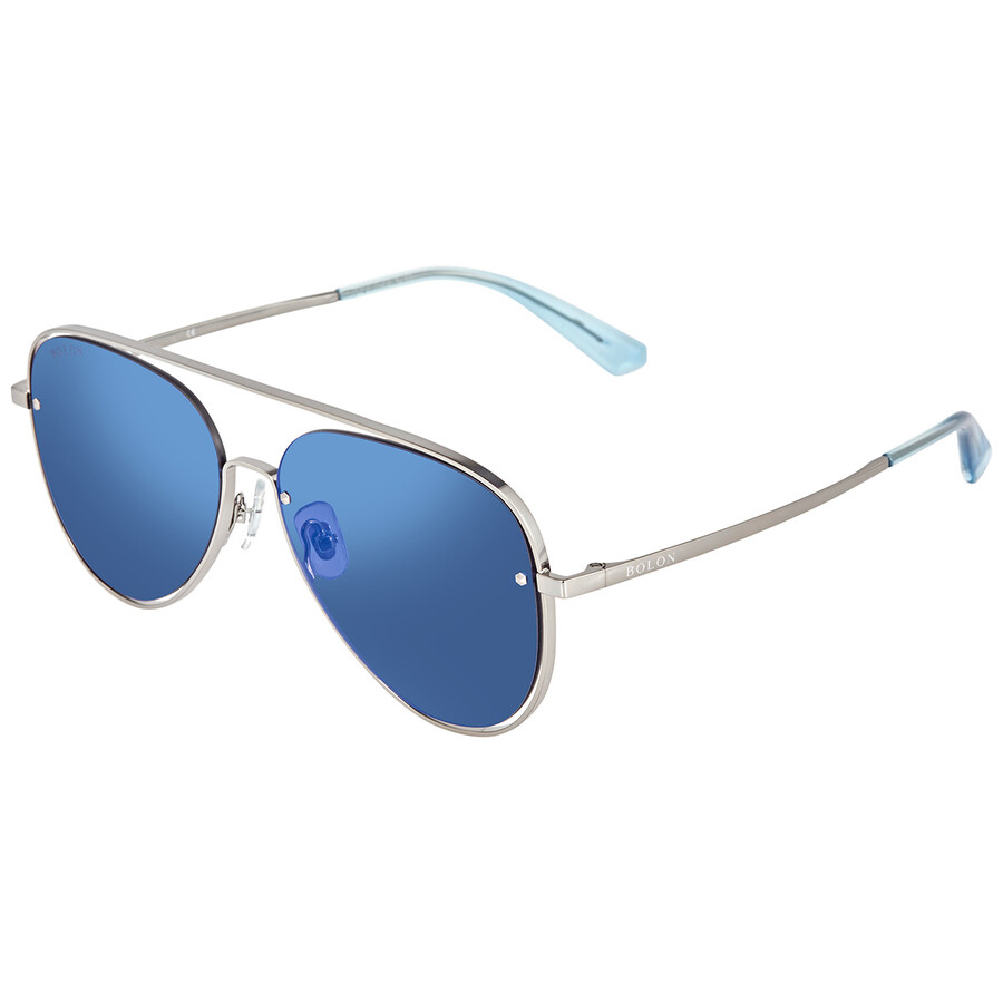 Bolon Polarized Blue Pilot Unisex Sunglasses BL7059 D91 58 ...