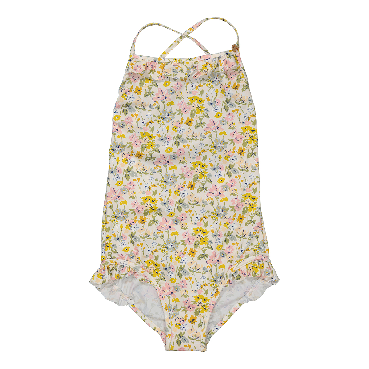 Bonpoint Kids Vanille Floral-Print Swimsuit, Size 10Y S02GSSKN0101-531 ...
