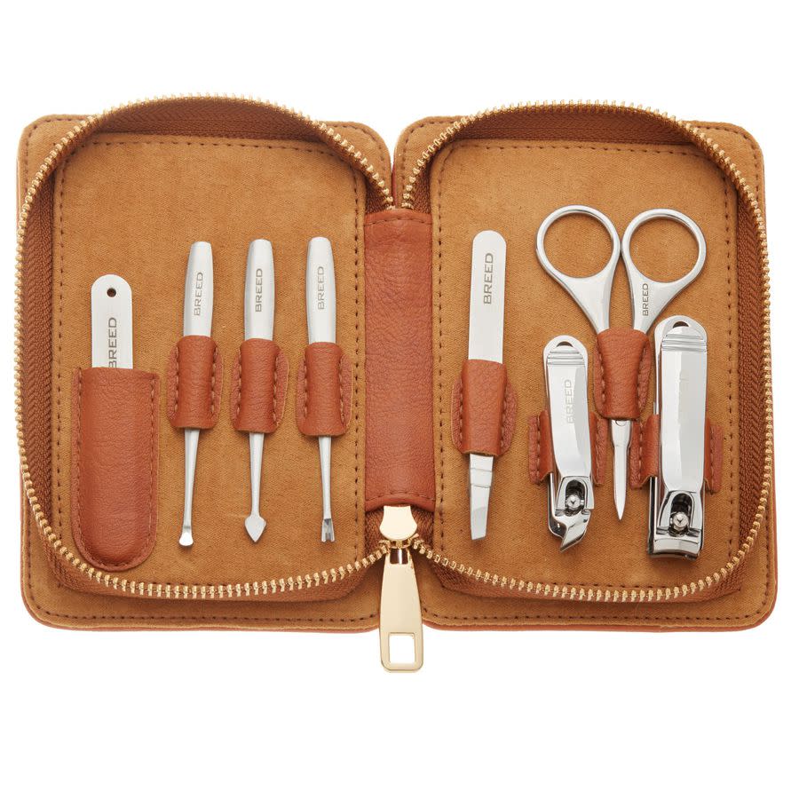 Breed Katana 8 Piece Surgical Steel Groom Kit - Camel BRDGRMKIT-CML ...