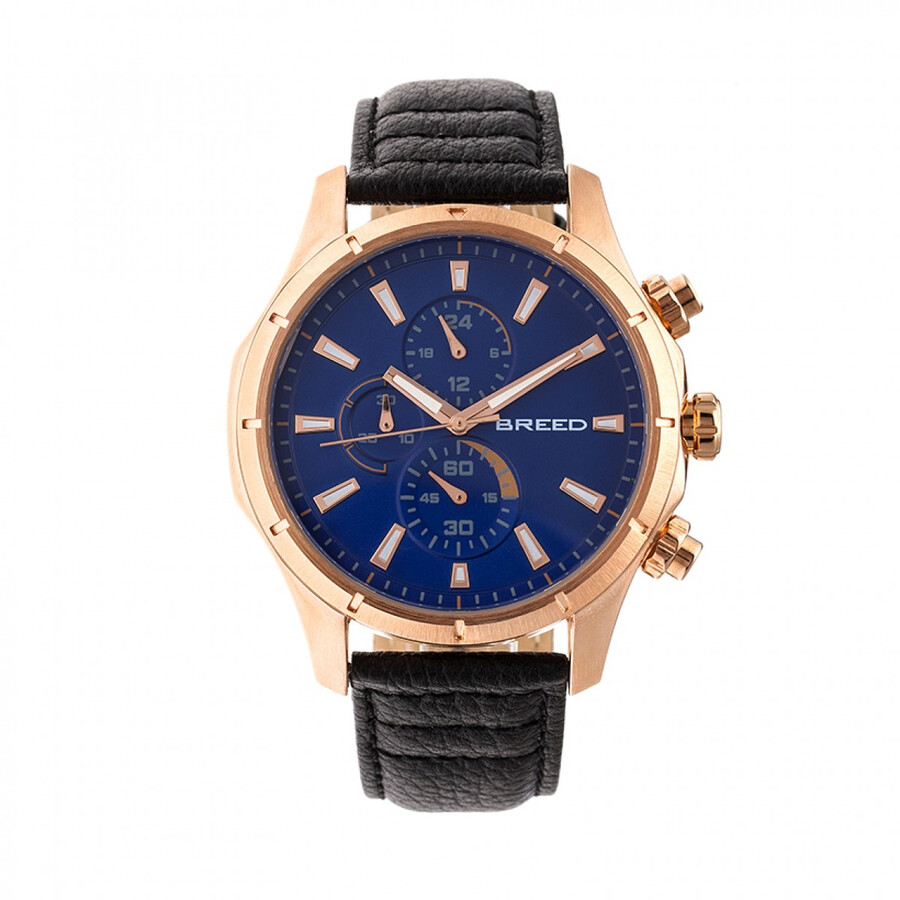 Breed Lacroix Chronograph Blue Dial Watch 6803 847864157354 - Watches ...