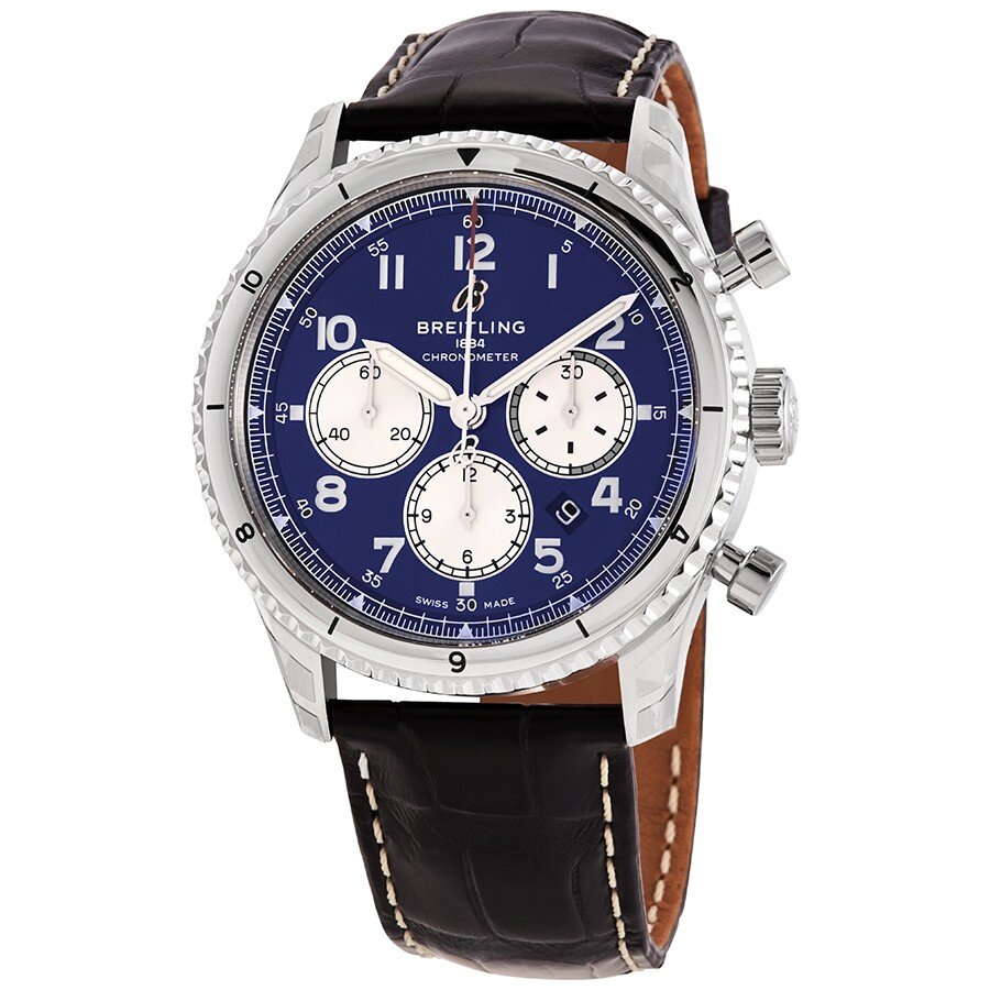 Breitling Avaitor 8 Chronograph Automatic Blue Dial Men's Watch ...