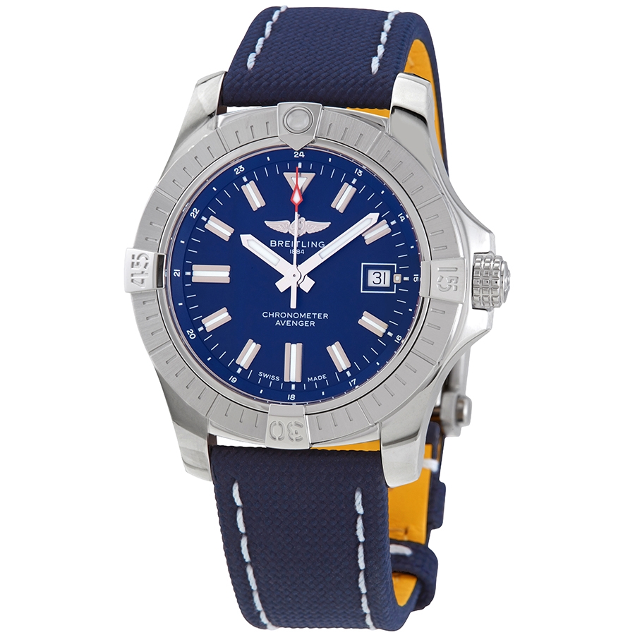 Breitling Avenger 43 Automatic Blue Dial Men's Watch A17318101C1X2 ...