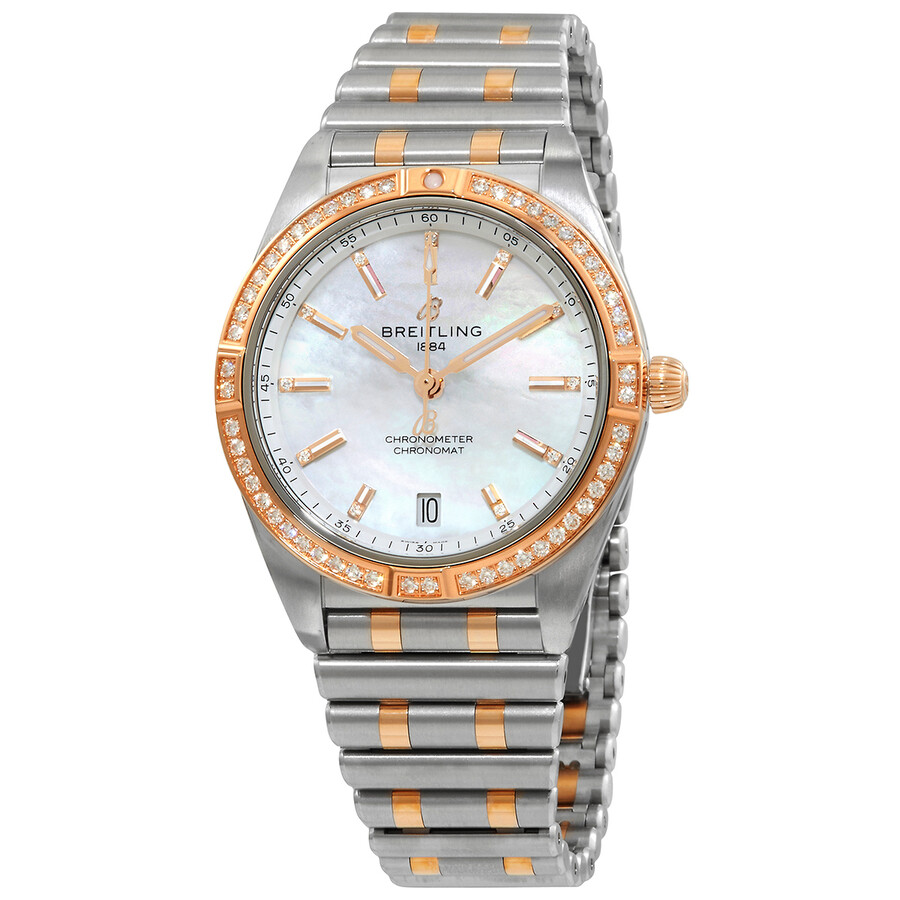 Breitling Chronomat Automatic Diamond Two-tone Ladies Watch ...
