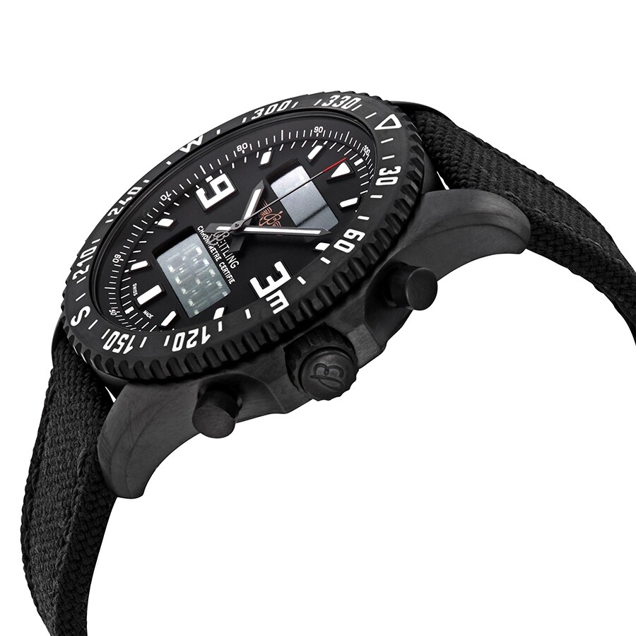 Breitling Chronospace Military Perpetual Calander Chronograph Black ...