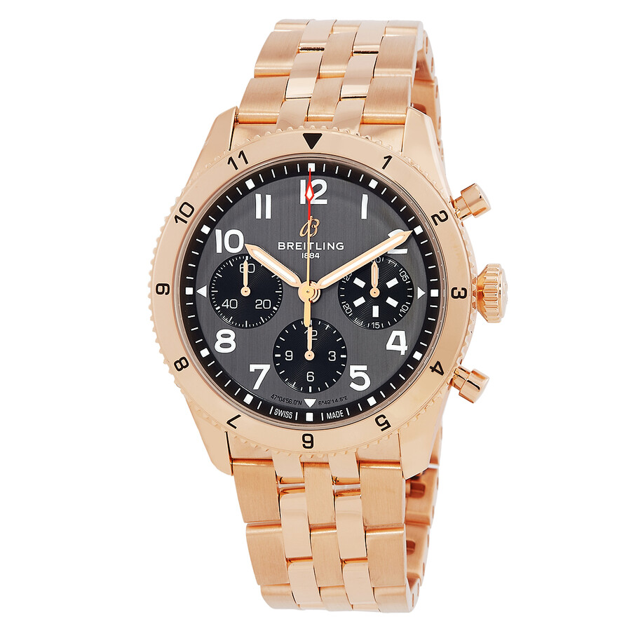 Breitling Classic AVI Chronograph 42 P-51 Mustang Automatic Men's Watch ...