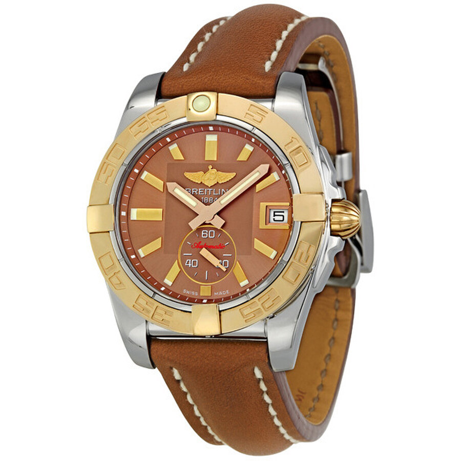 Breitling Galactic 36 Bronze Dial Men's Watch C3733012-Q584BRLD ...