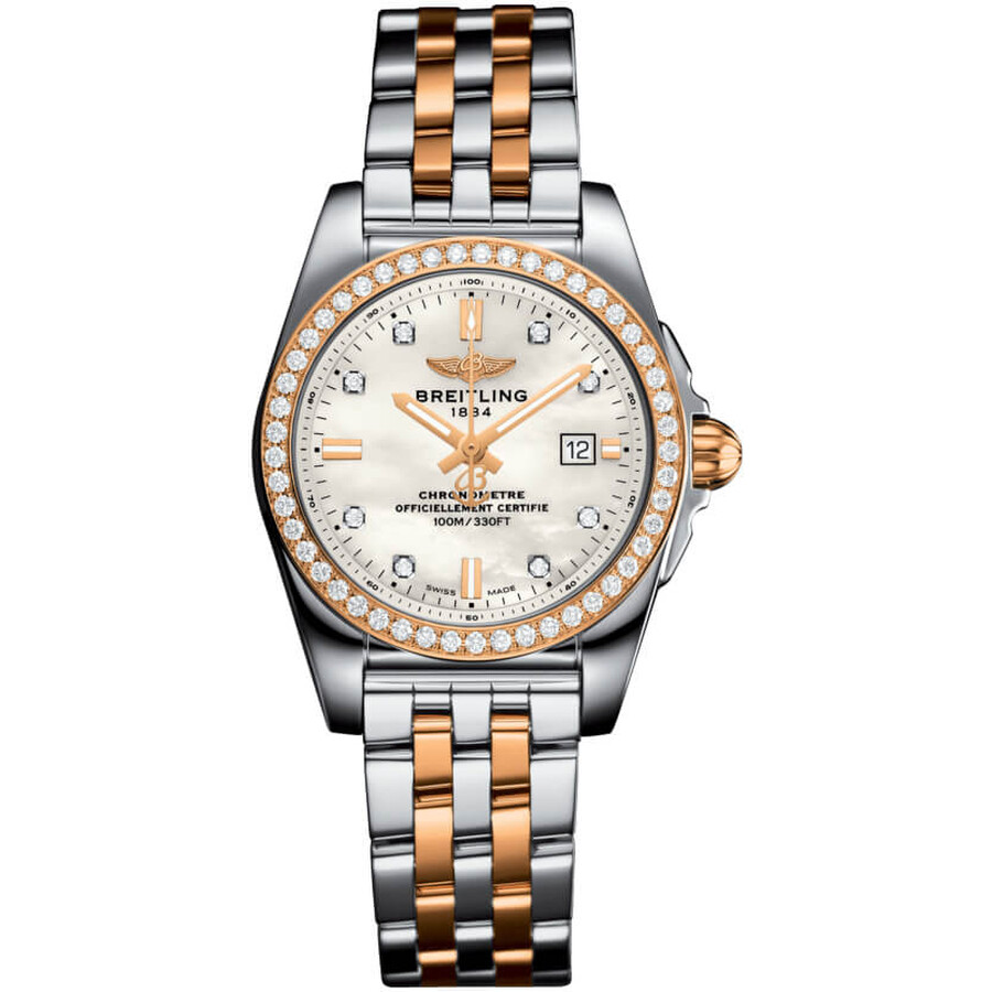 Breitling Quartz Chronometer Diamond Ladies Watch C72348531A1C1 ...