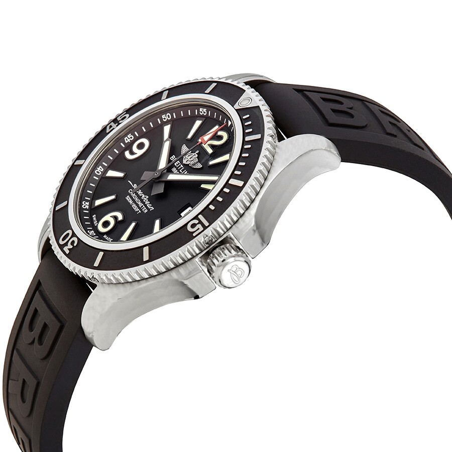 Breitling Superocean 42 Automatic Black Dial Men's Watch A17366021B1S1 ...