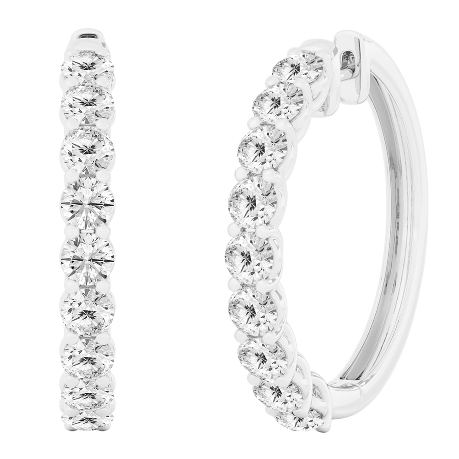 8 Carat Diamond Earrings