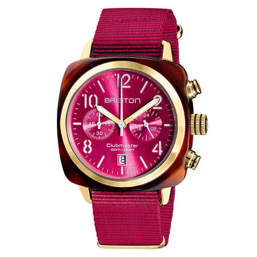 Briston Clubmaster Red Dial Men's Watch 19140.PYA.T.28.NBER - Watches ...