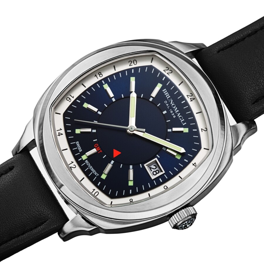 Bruno Magli ENZO Quartz Blue Dial Men's Watch 26.191321.SA - Bruno ...