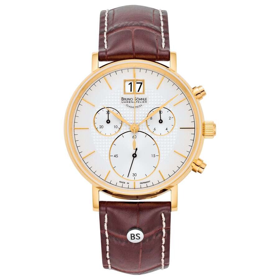 Bruno Sohnle Munchen Chronograph Quartz White Dial Men's Watch 17-33216 ...