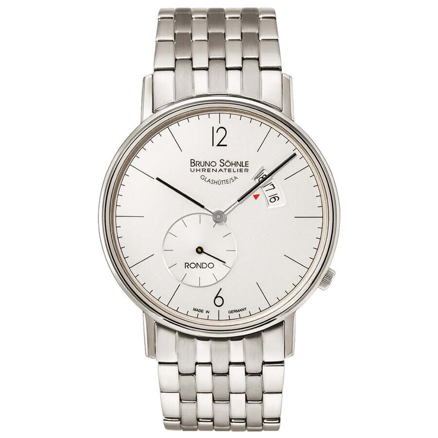 Bruno Sohnle Rondo Quartz Silver Dial Men's Watch 17-13053-262 ...