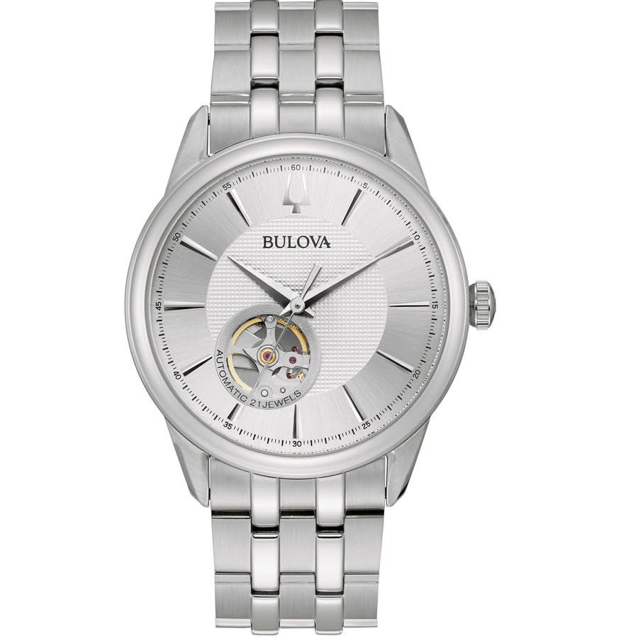 Bulova Classic Quartz Silver Dial Men's Watch 96A243 042429579118 ...