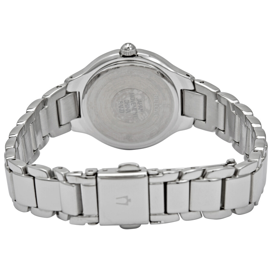 Bulova Classics Silver Dial Stainless Steel Ladies Watch 96L215 - Classic - Bulova - Watches ...