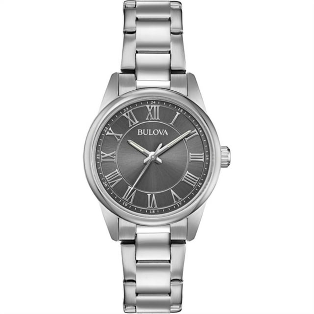Bulova Corporate Quartz Grey Dial Ladies Watch 96L272 042429564848 ...