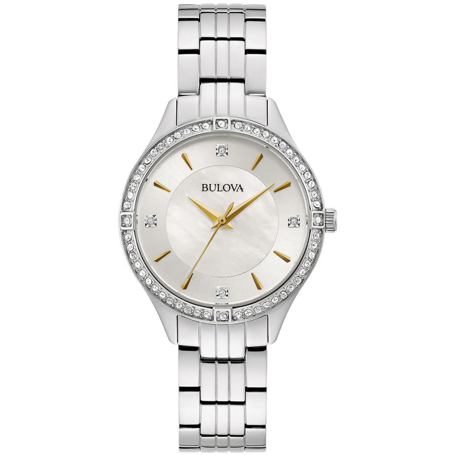 Bulova Crystal Quartz Ladies Watch 96L282 042429576872 - Watches ...