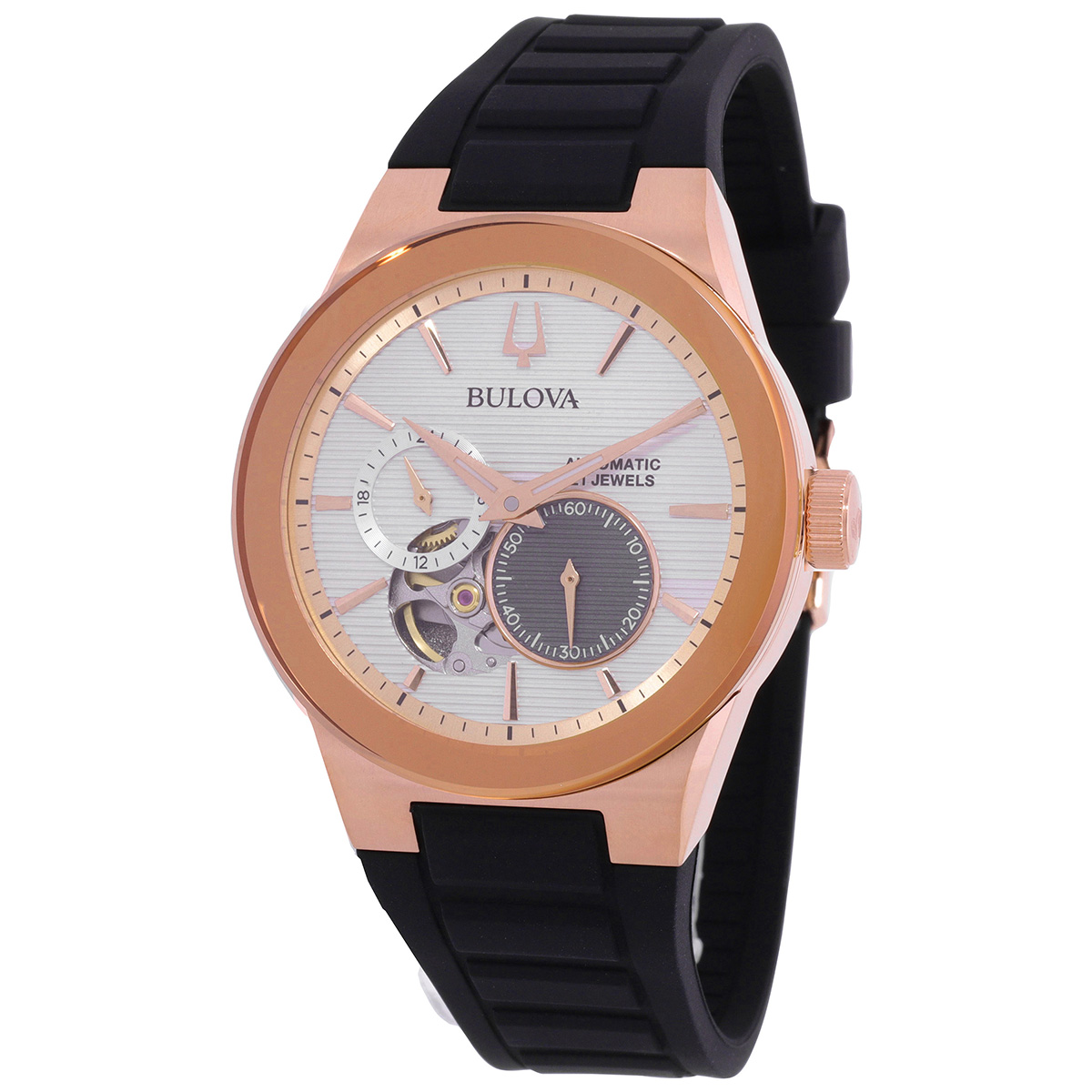 Bulova Latin Grammy Chronograph Automatic Silver Dial Men's Watch ...