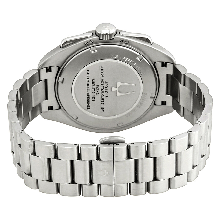 Bulova Lunar Pilot Chronograph Black Dial Men's Watch 96B258 - Bulova ...