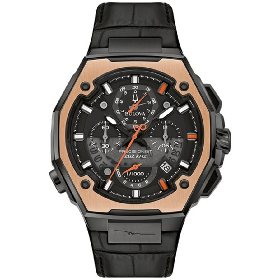 Bulova Marc Anthony Quartz Black Dial Men's Watch 98B402 042429592247 ...