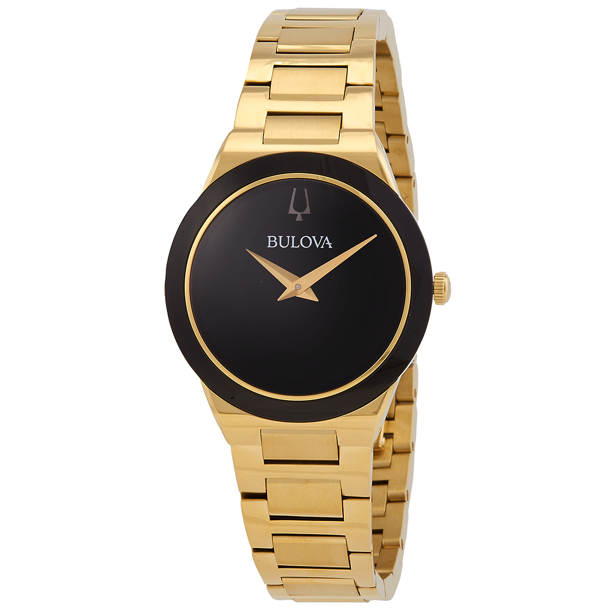 Bulova Millennia Quartz Black Dial Ladies Watch 97L175 042429597648 ...