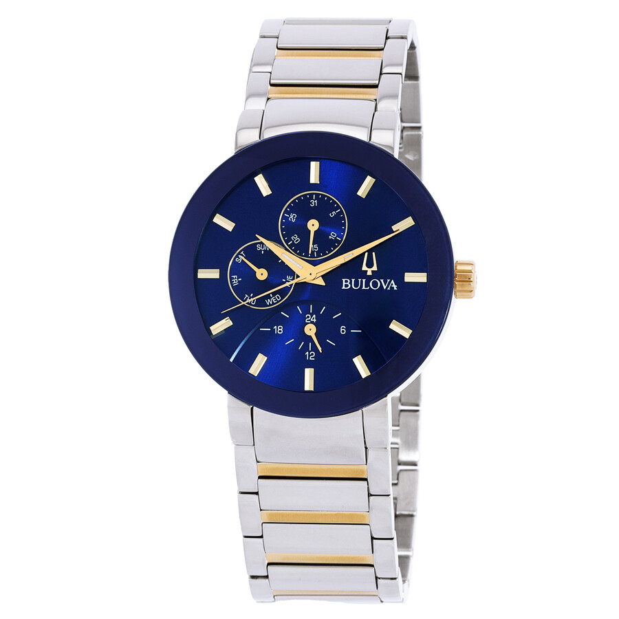Bulova Modern Quartz Blue Dial Men's Watch 98C148 - Watches, Modern ...