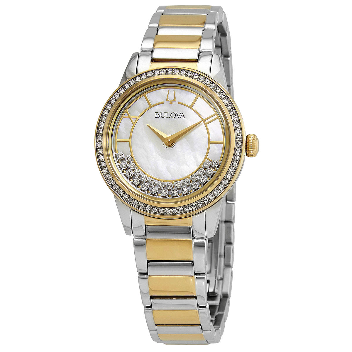Bulova Mother of Pearl Dial Ladies Watch 98L260 0042429563810 - Watches ...