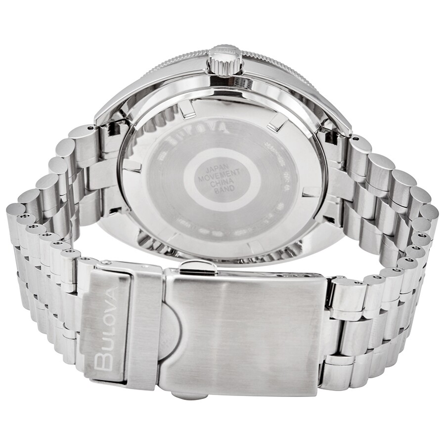 Bulova Oceanographer Automatic Black Dial Men's Watch 98B320 - Bulova ...