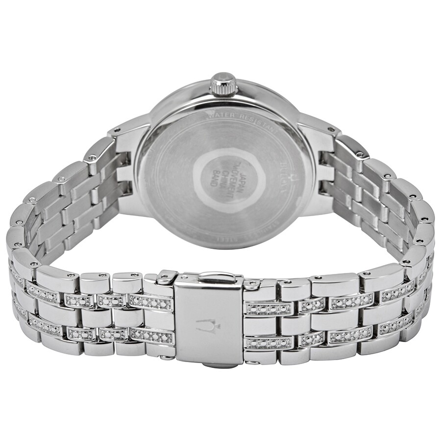 Bulova Phantom Quartz Crystal Blue Dial Ladies Watch 96L276 - Bulova ...