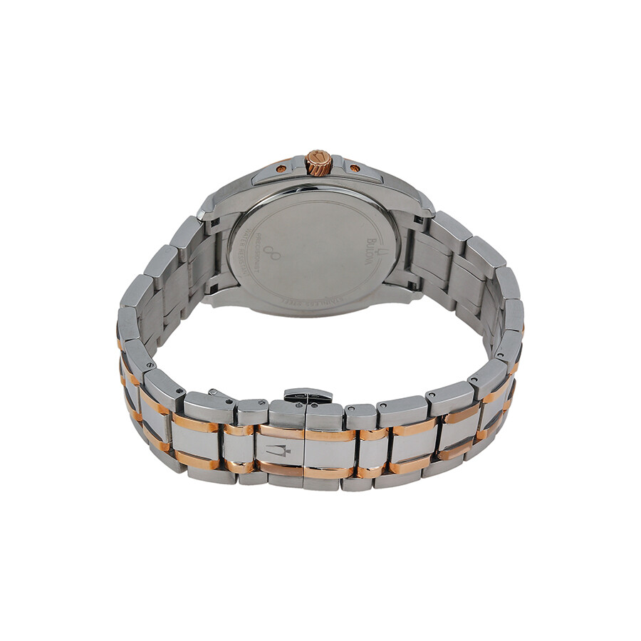 Bulova Precisionist Longwood Two-tone Bracelet Men's Watch 98B141 ...