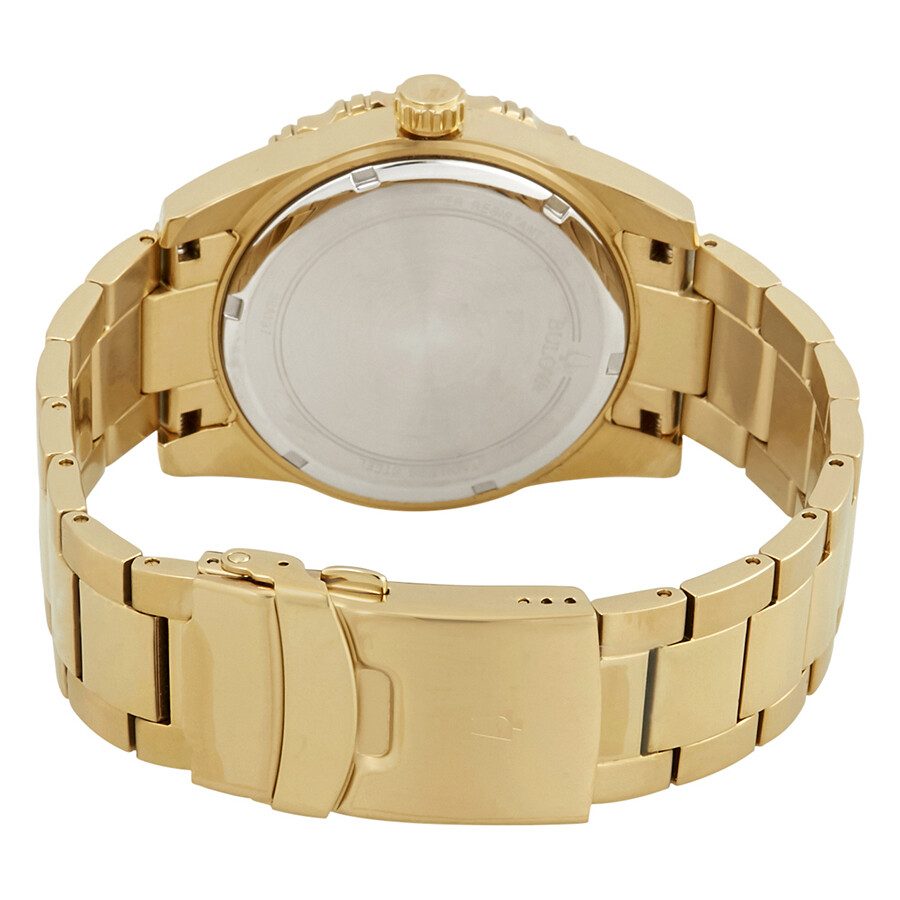 Bulova Sport Blue Dial Yellow Gold-tone Men's Watch 98A197 - Sport ...