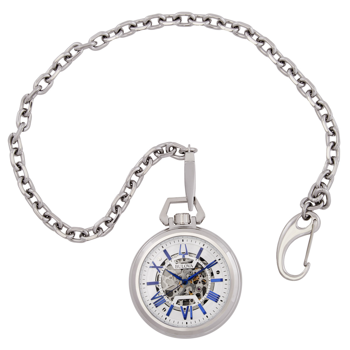 Bulova Sutton Automatic Men's Pocket Watch 96A304 042429595125 ...