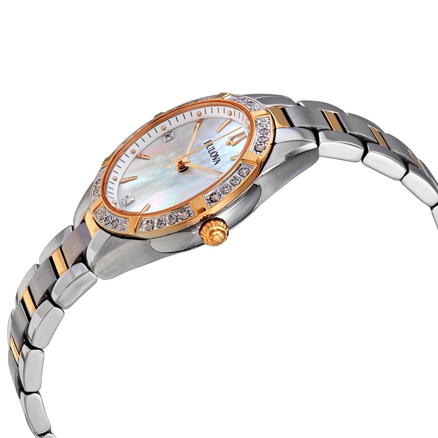 Bulova Sutton Quartz Crystal Ladies Watch 98R263 - Bulova - Watches ...