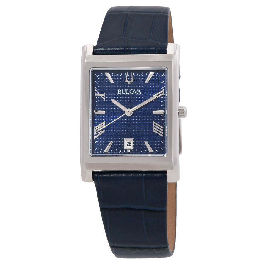 Bulova Sutton Quartz Blue Dial Watch 96B442 - Watches, Sutton - Jomashop