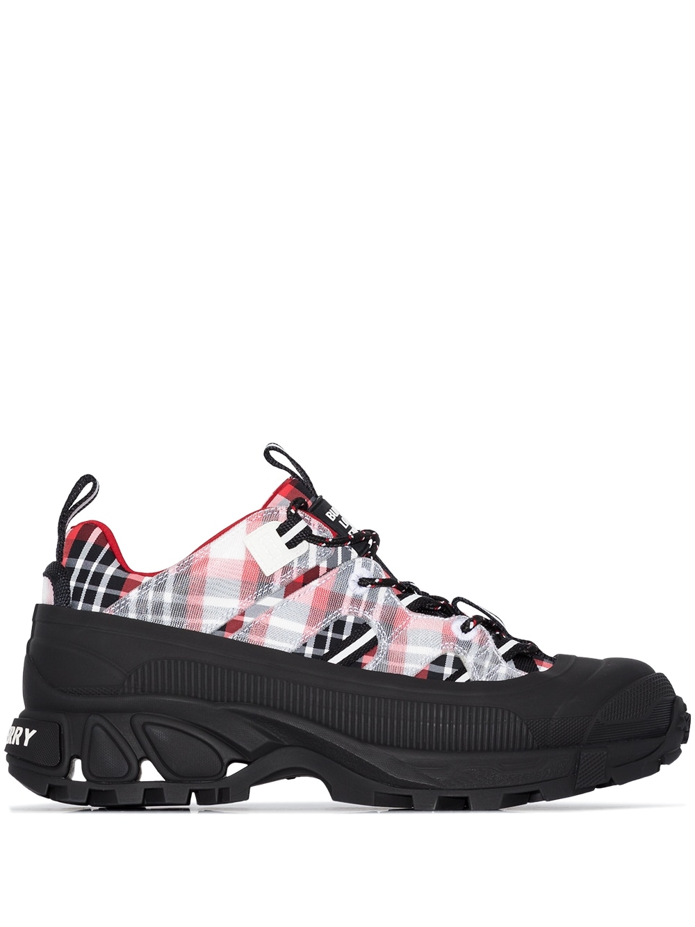 Burberry Arthur Check-Print Sneakers, Brand Size 36.5 ( US Size 6.5 ...
