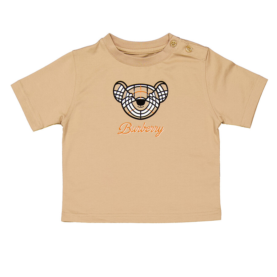 Burberry Boys Roscoe Thomas Bear Logo Print T-Shirt, Size 12M 8064636 - Clothing - Jomashop