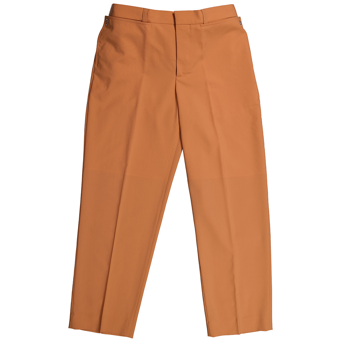 Burberry Buttoned Wide-leg Trousers In Orange, Brand Size 52 (Waist ...