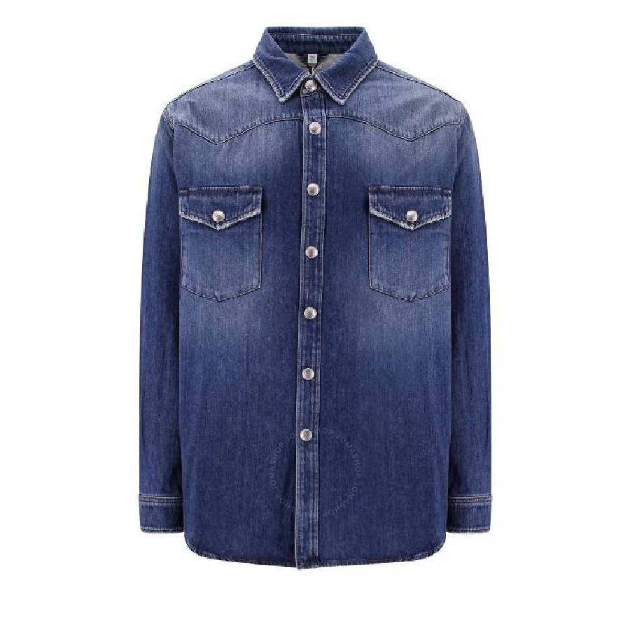 Burberry Button-Up Shirt, Size Large 8071542 - Clothing - Jomashop