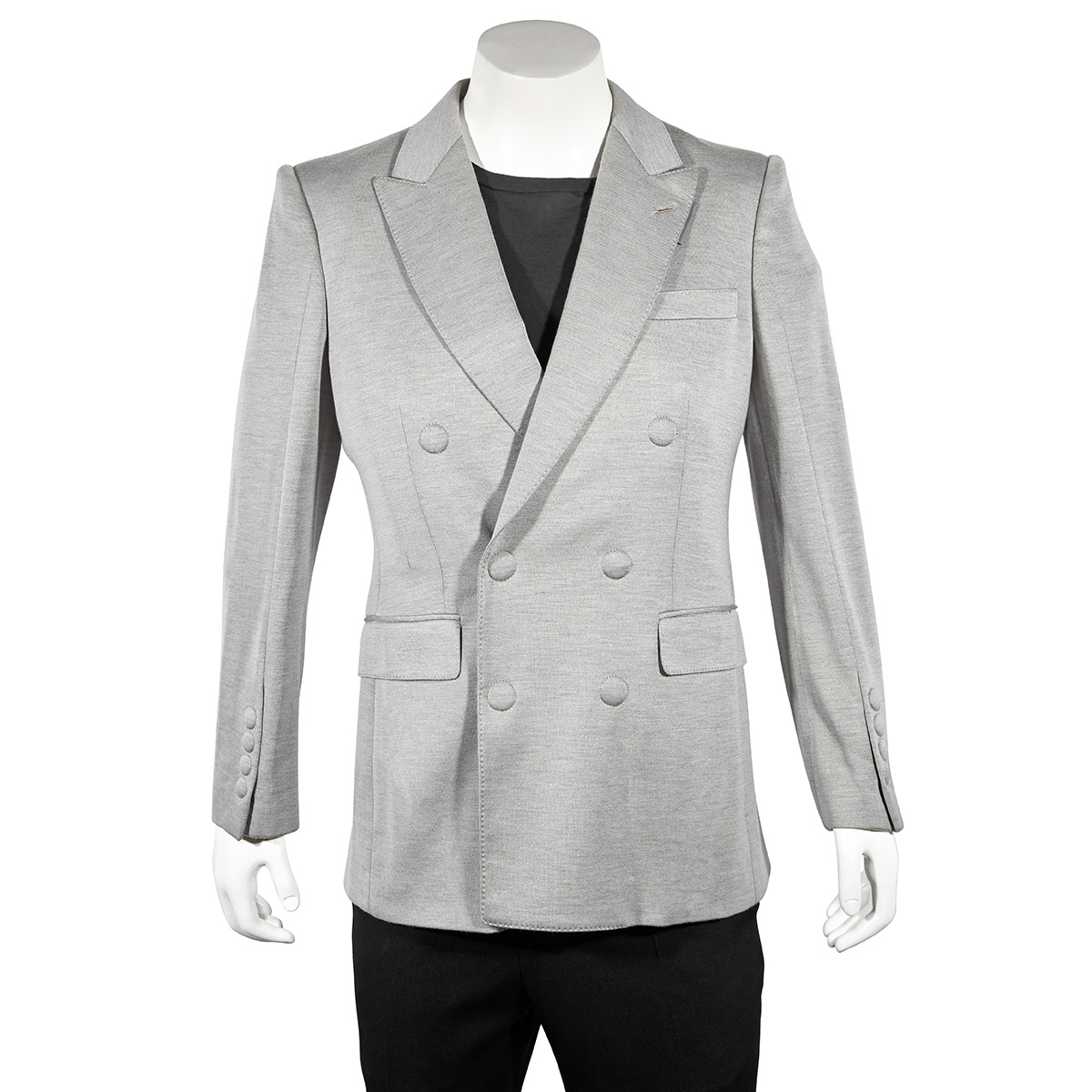 Burberry Cashmere Silk Jersey English Fit Double-breasted Blazer Jacket ...