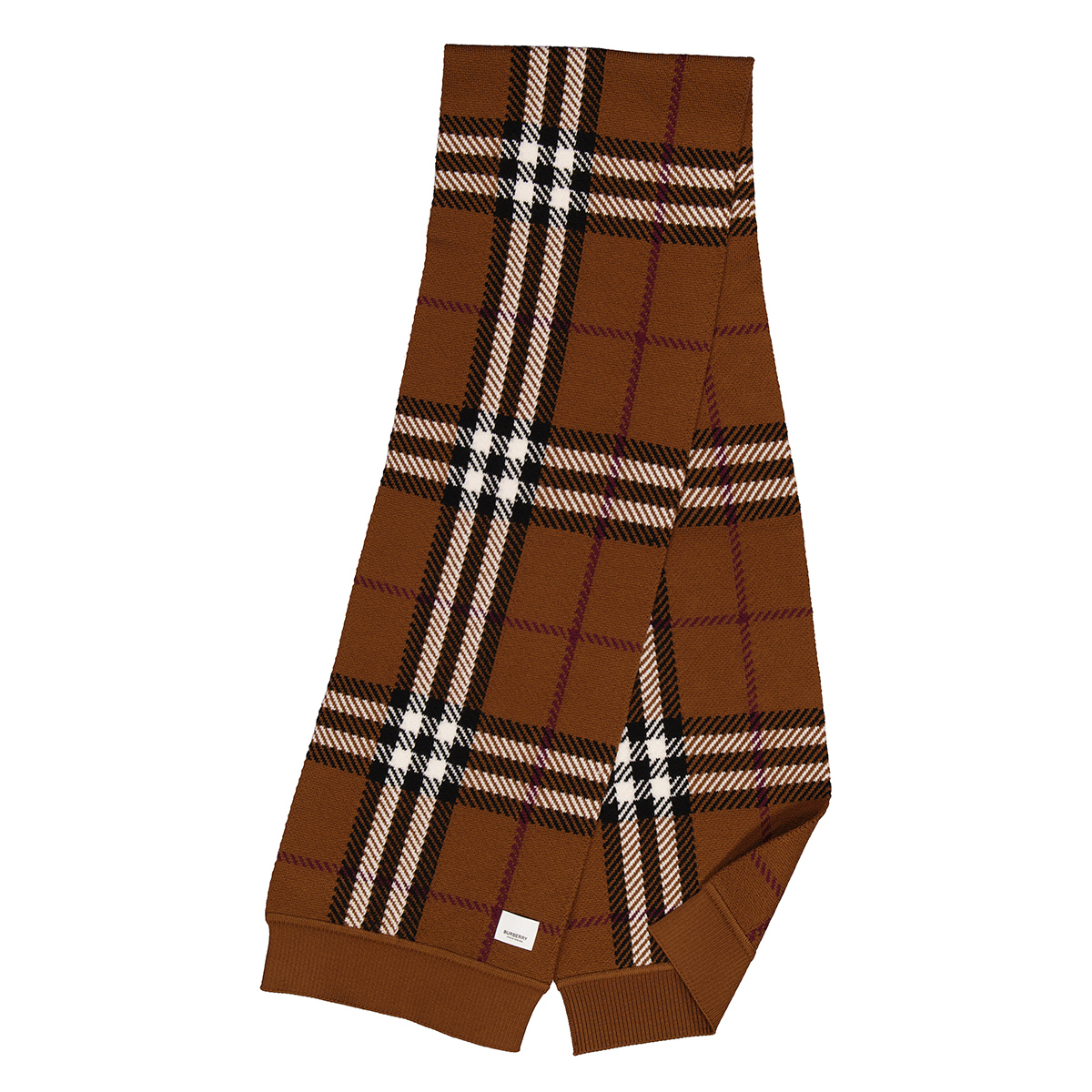Burberry Checkered Wool Blend Knit Scarf 8064443 5045700859751 ...