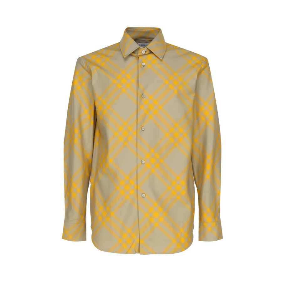 Burberry Check-Plaid Cotton Shirt, Size Medium 8079165 5045704682713 ...