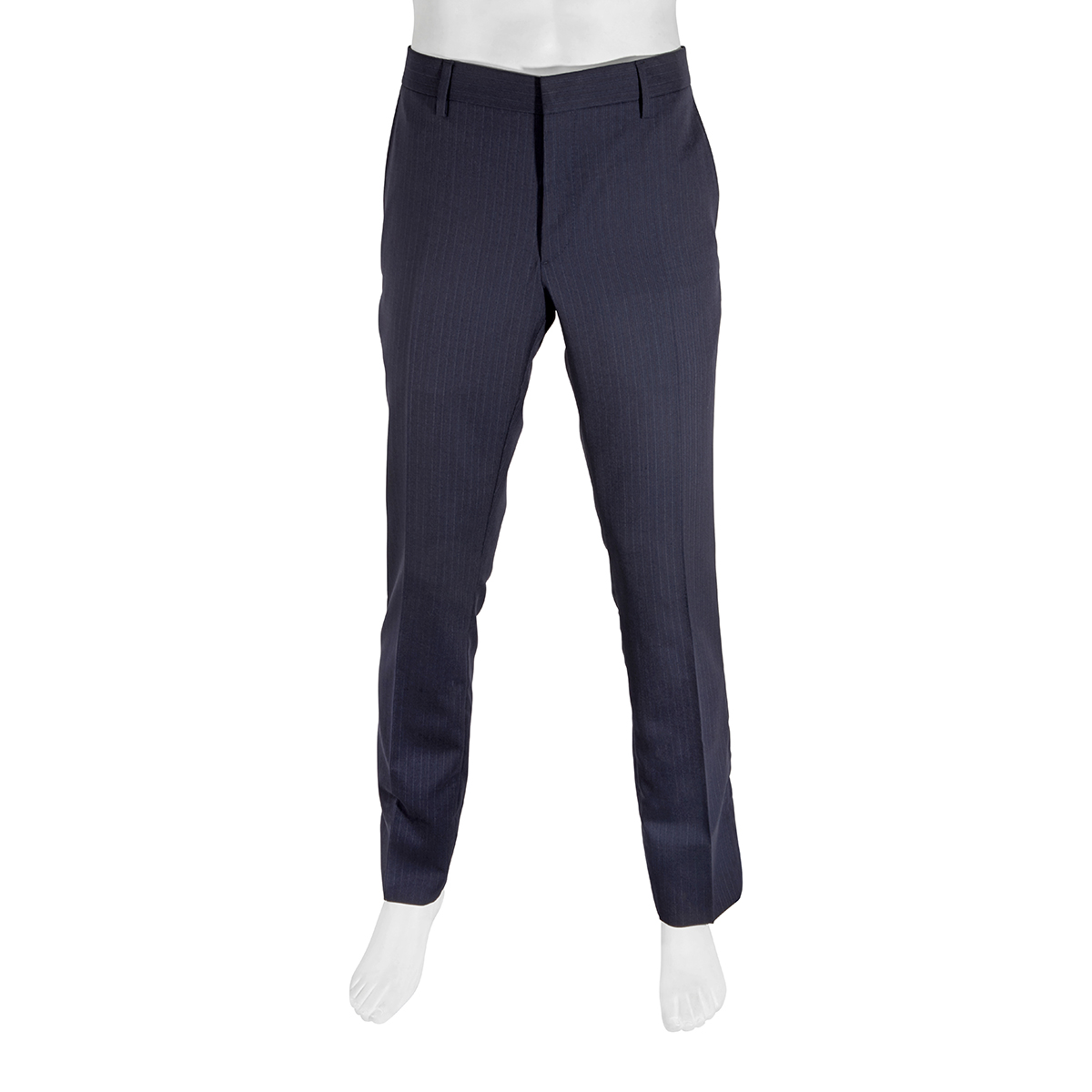 Burberry Classic Fit Pinstriped Wool Tailored Trousers, Brand Size 54 ...