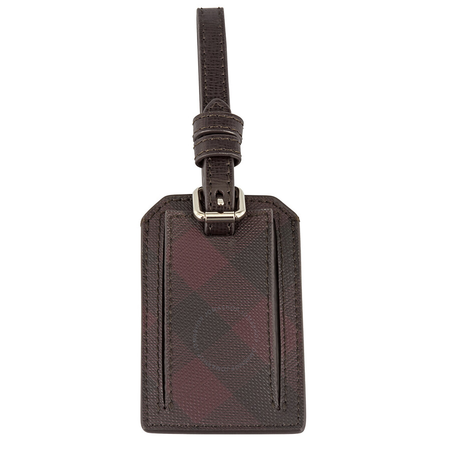 Burberry Deep Claret London Check Luggage Tag - Fado.vn