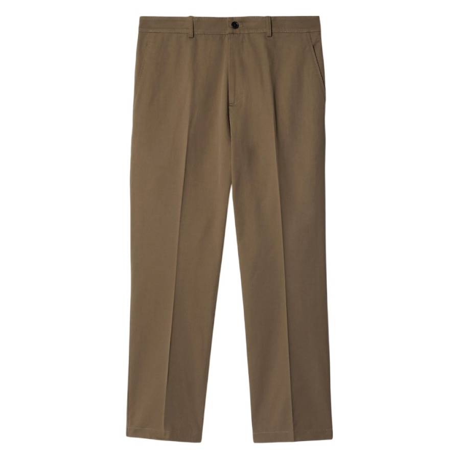 Burberry EKD Embroidered Cotton Chinos, Brand Size 50 (Waist Size 34.3 ...