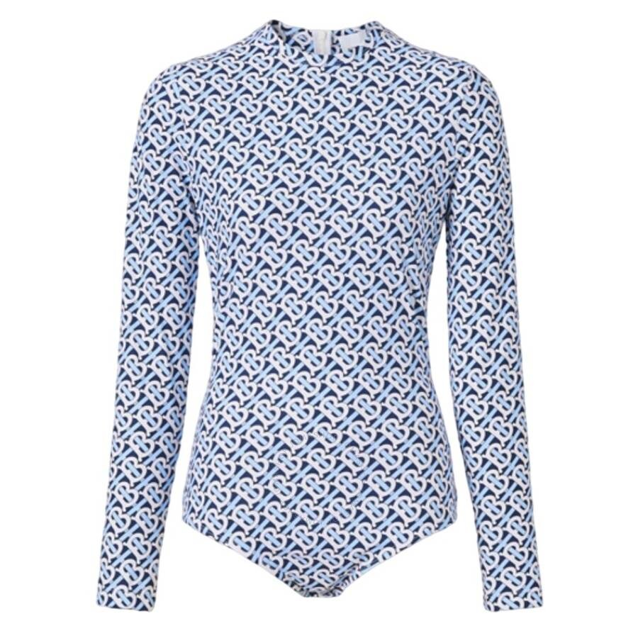 Burberry Eloise Monogram Print Long-Sleeve Bodysuit, Size Medium 8048862 - Clothing - Jomashop