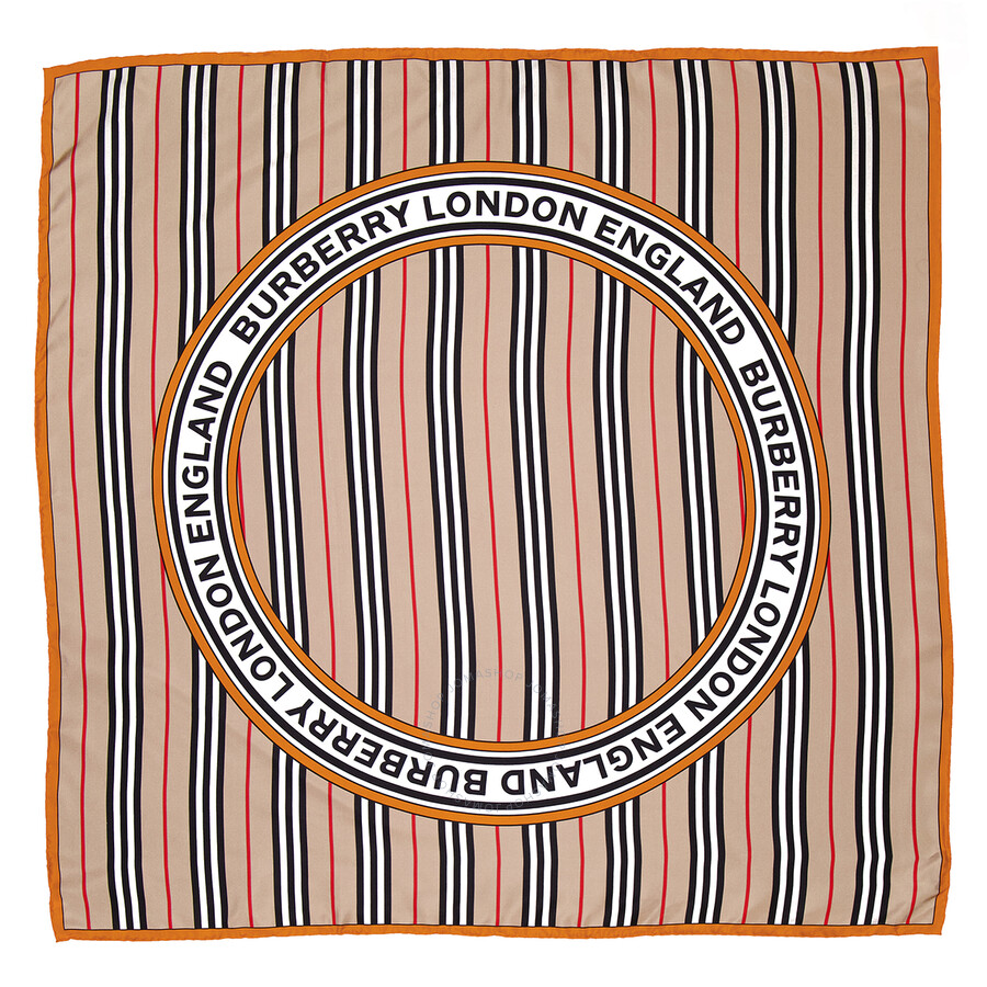 Burberry Iconic Stripe Silk Scarf 8032458 5045622989666 - Clothing ...