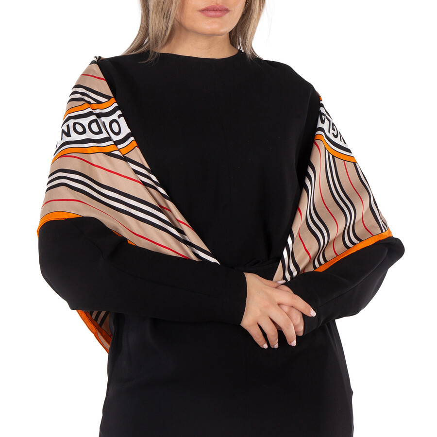 Burberry Iconic Stripe Silk Scarf 8032458 5045622989666 - Clothing ...